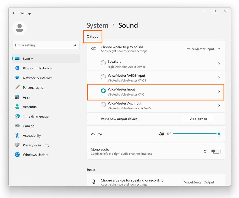 Setup VoiceMeeter with Windows 11: Disable Mic Privacy | VOICEMEETER by VB-AUDIO